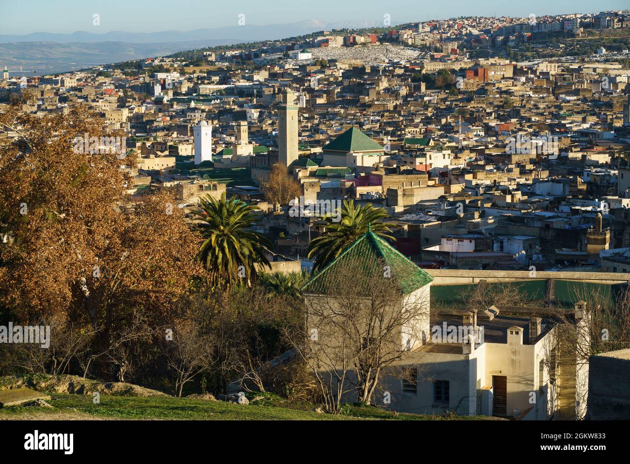 General view of the Fez, Morocco, Africa Stock Photo - Alamy