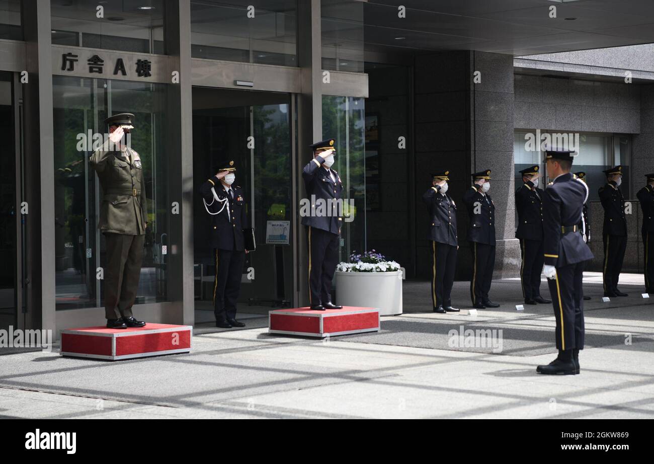 Lt. Gen. Steven R. Rudder (left), commander, U.S. Marine Corps Forces ...