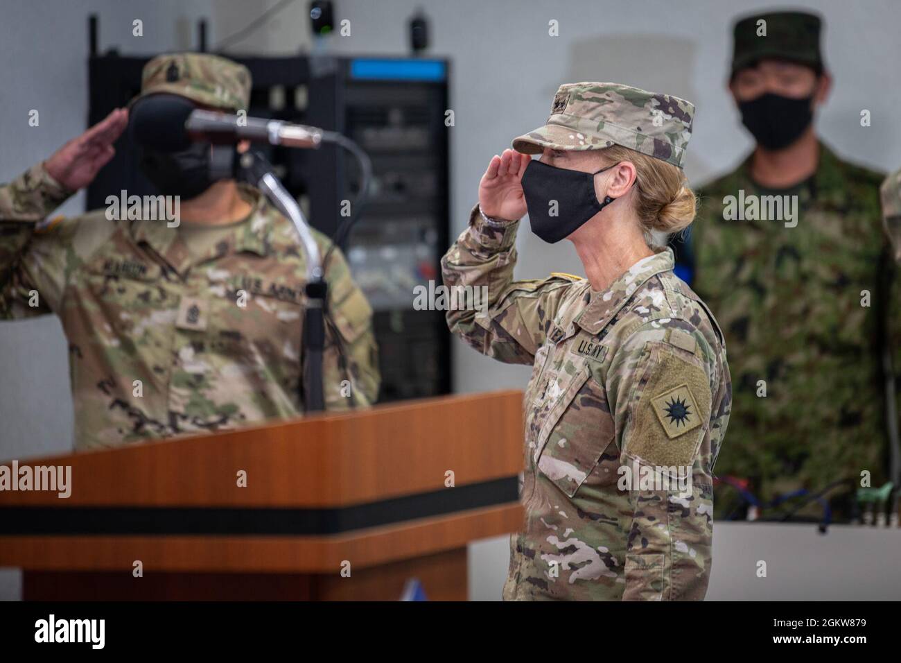 U.S. Army Maj. Gen. Laura Yeager, 40th Infantry Division Commander and ...