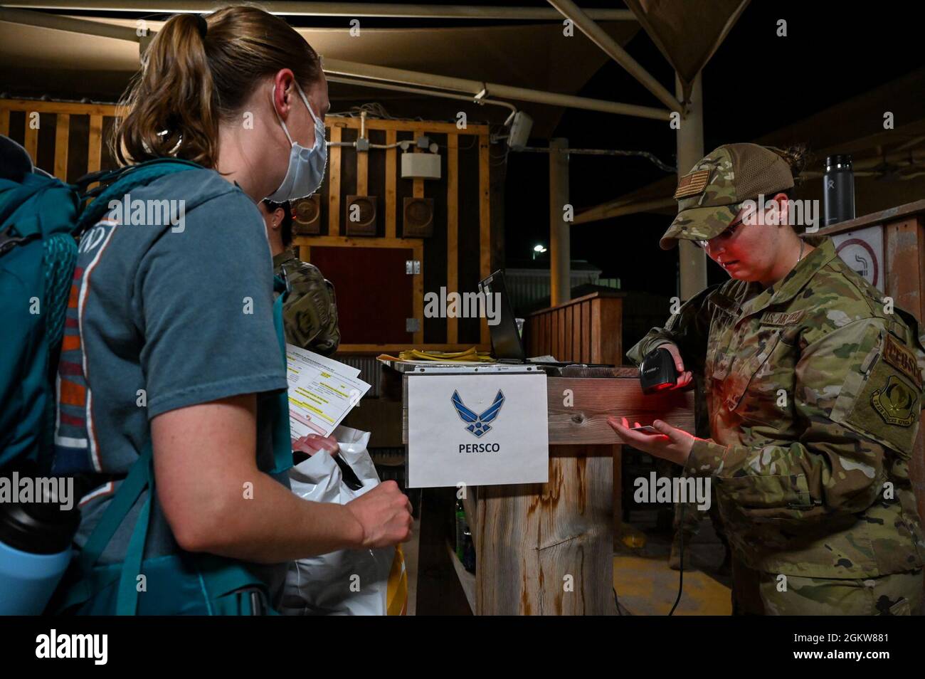U.S. Air Force Staff Sgt. Cheyenne Hawkins, PERSCO sustainment non ...