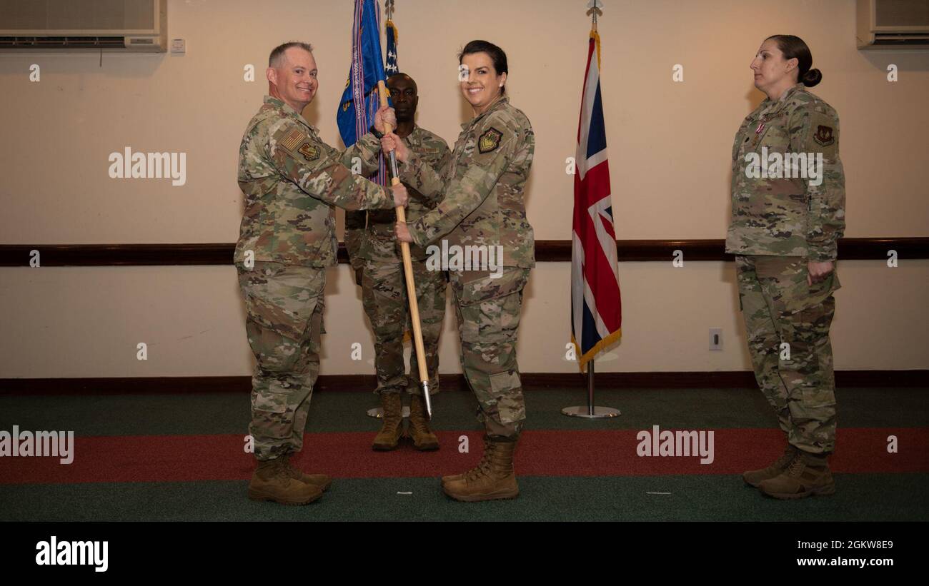 U.S. Air Force Col Dennis Phillips, 48th Mission Support Group ...