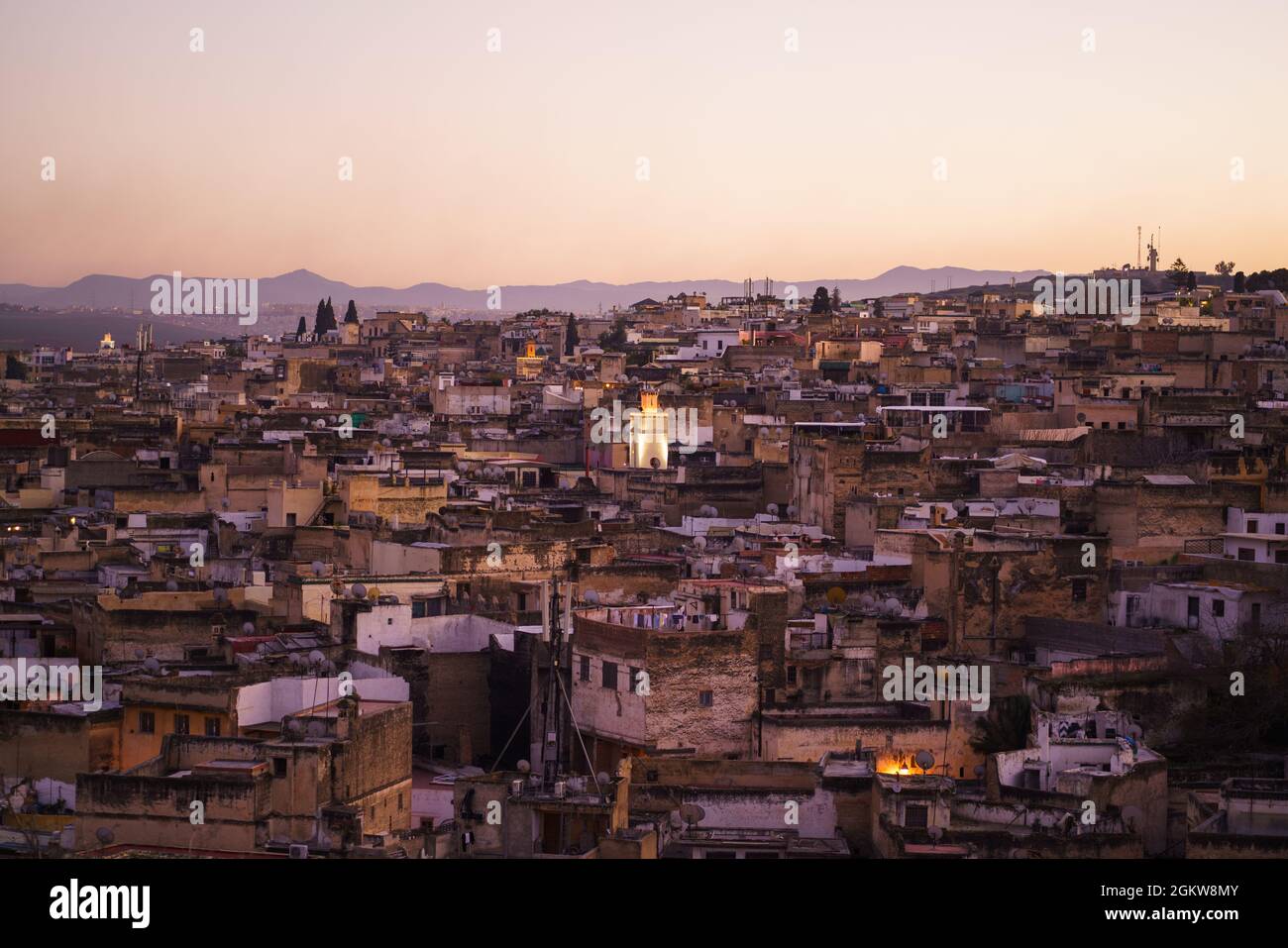 General view of the Fez, Morocco, Africa Stock Photo - Alamy