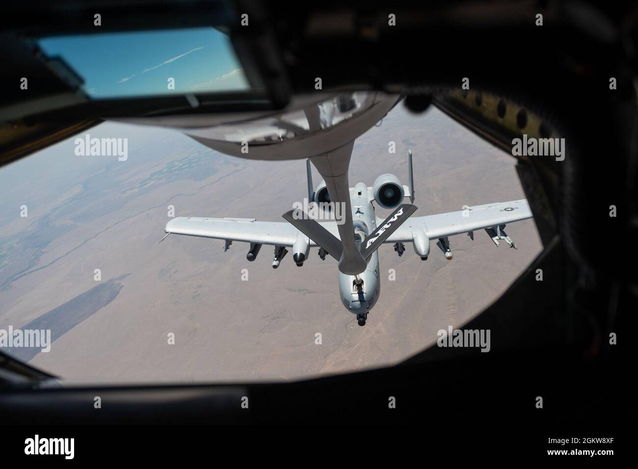 A KC-135 Stratotanker from the 507th Air Refueling Wing, Tinker Air ...