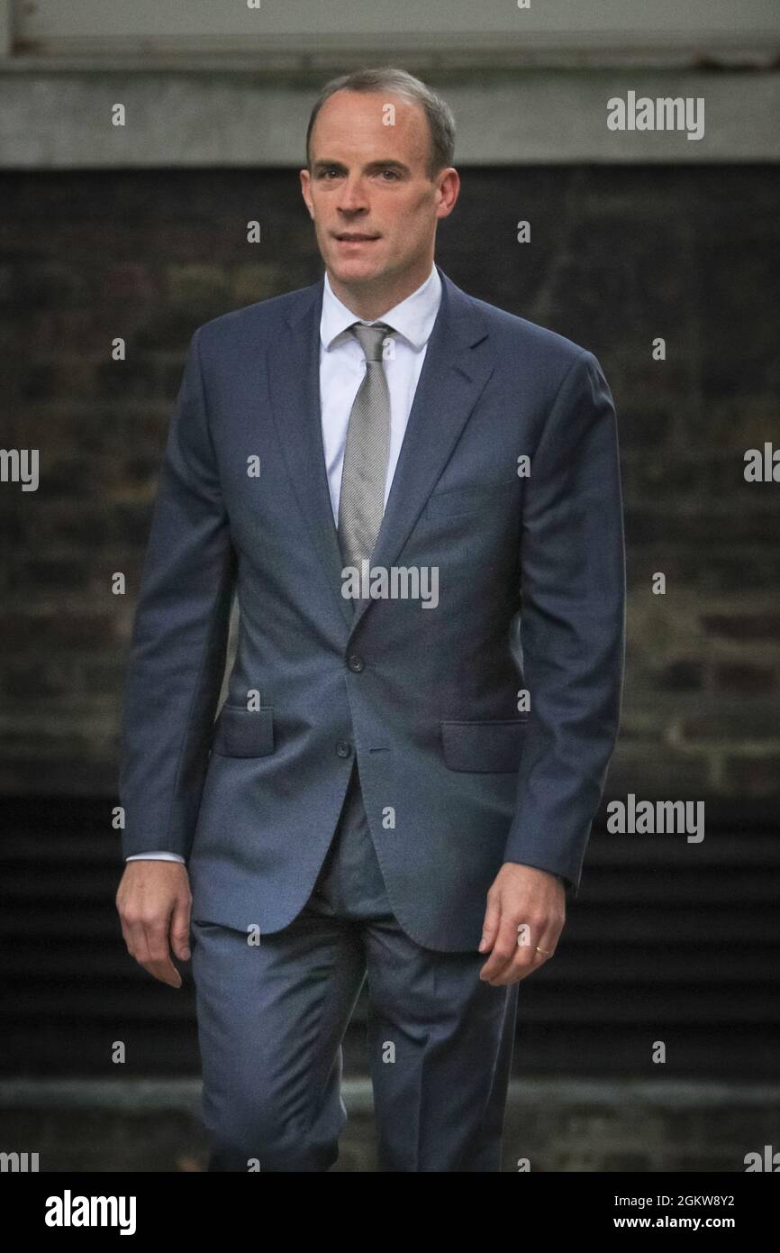 London, UK, 15th Sep 2021. Dominic Raab, Member of Parliament for Esher ...