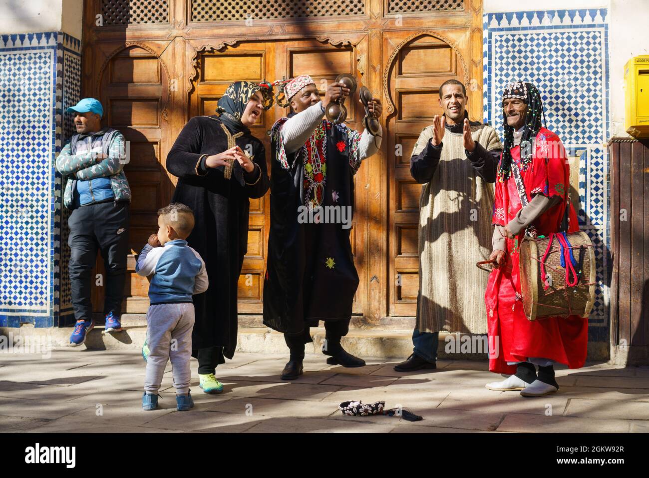 Traditional dance, Fez, Morocco, Africa Stock Photo - Alamy