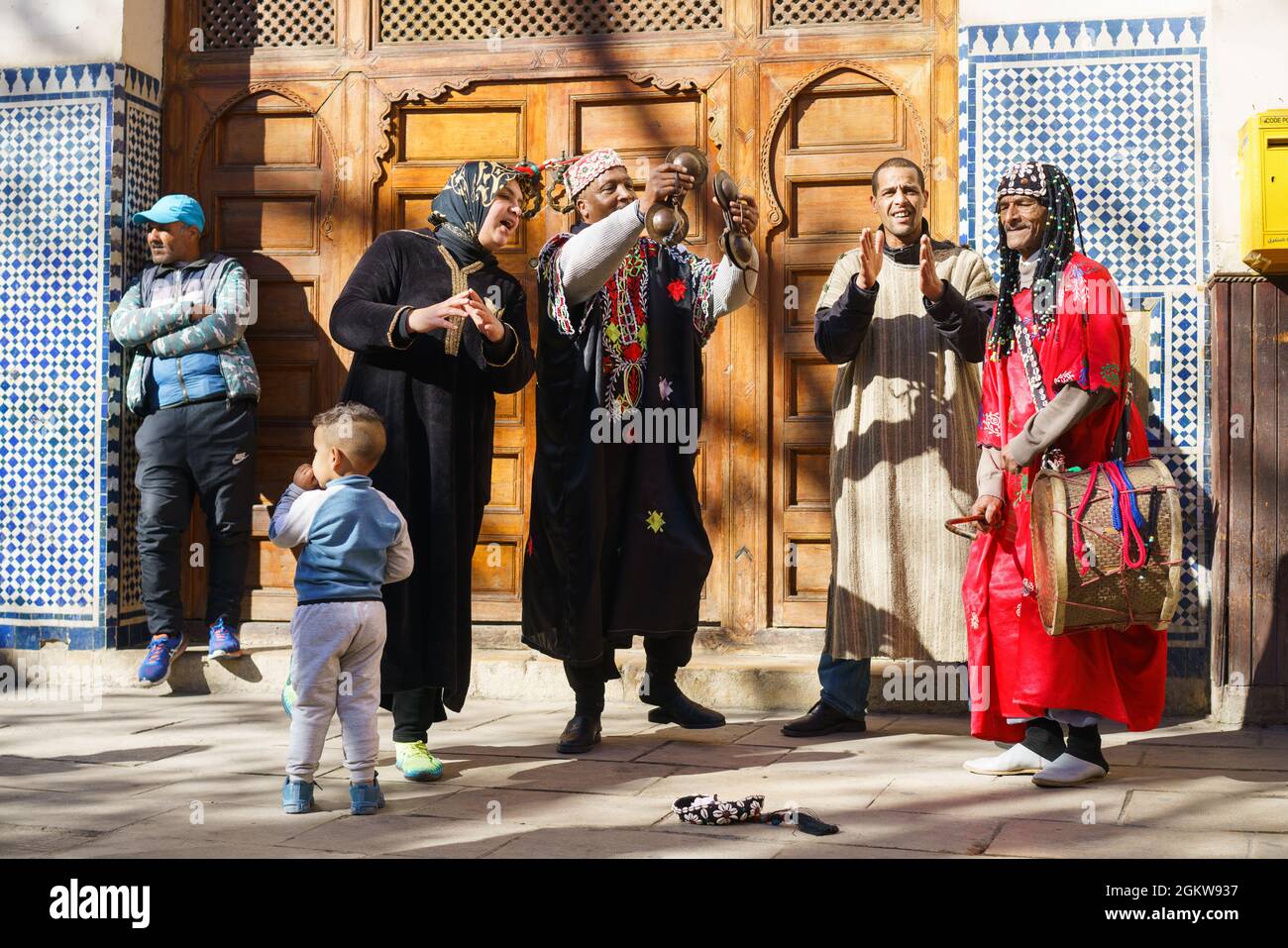 Traditional dance, Fez, Morocco, Africa Stock Photo - Alamy