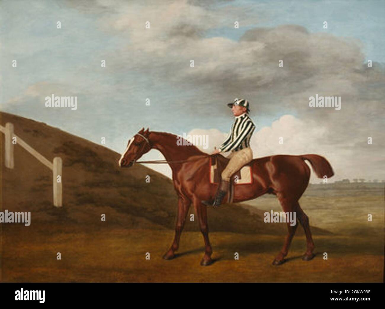Vintage George Stubbs horse painting art Stock Photo - Alamy
