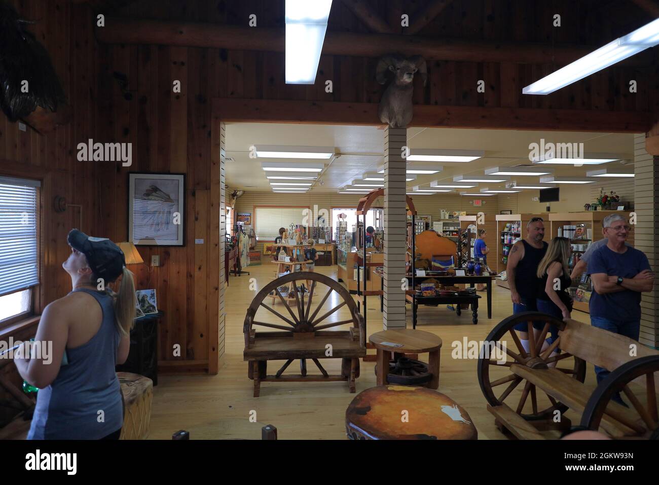 Ben Reifel Visitor Center.Badlands National Park.South Dakota.USA Stock ...