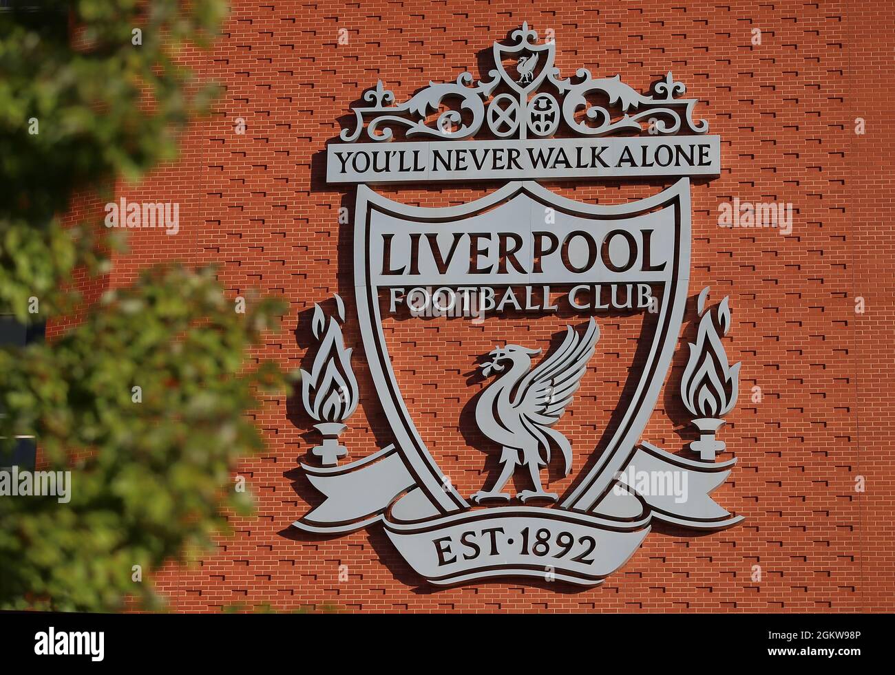 Uefa champions league liverpool crest hi-res stock photography and ...