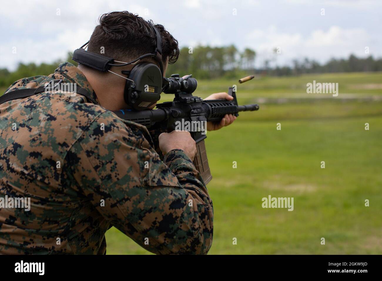 U.S. Marine Corps Sgt. Alexander J. Pawluk, a combat instructor with ...