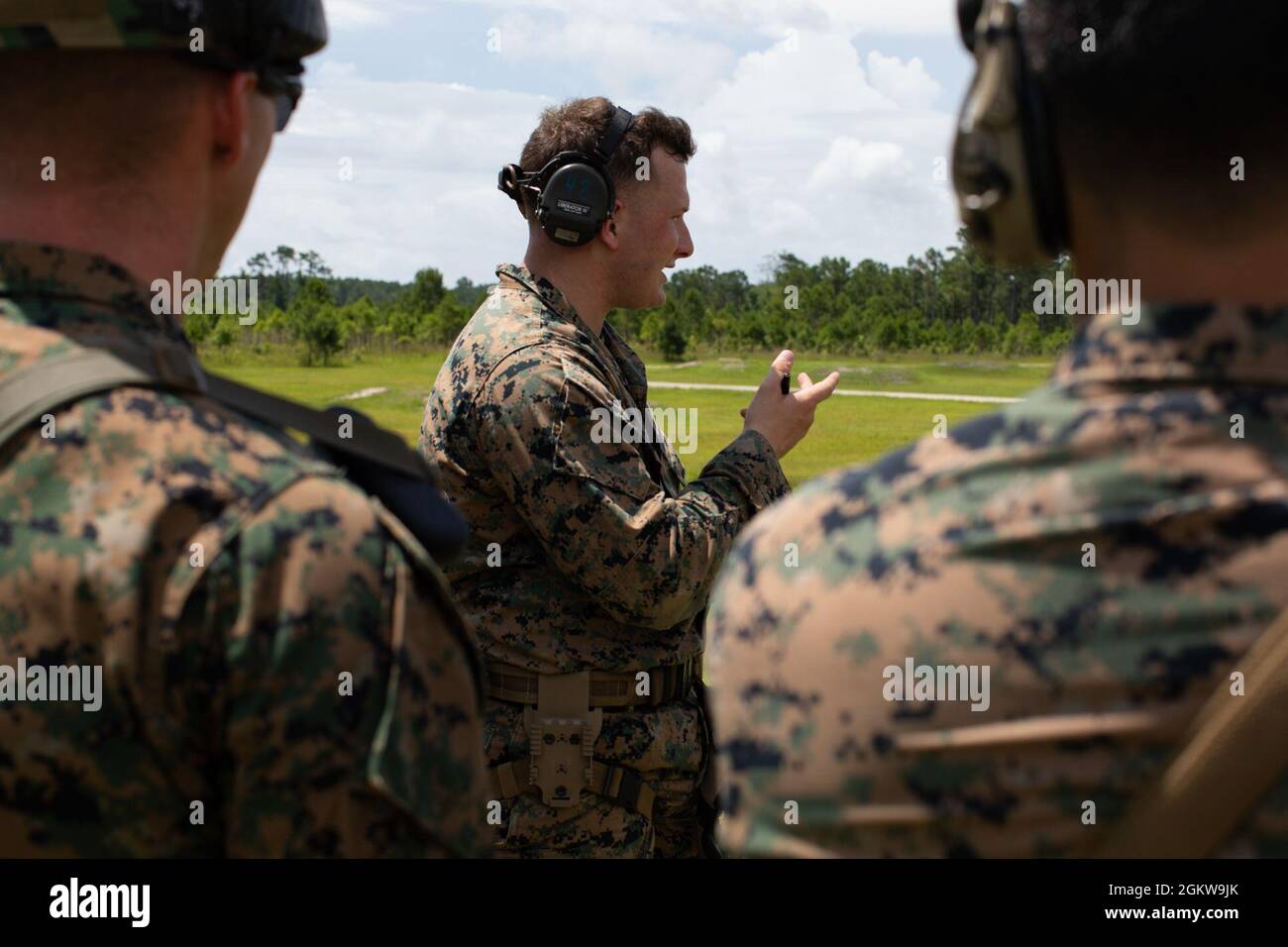 U.S. Marine Corps Sgt. Freddy R. Humfleet, a combat instructor with ...