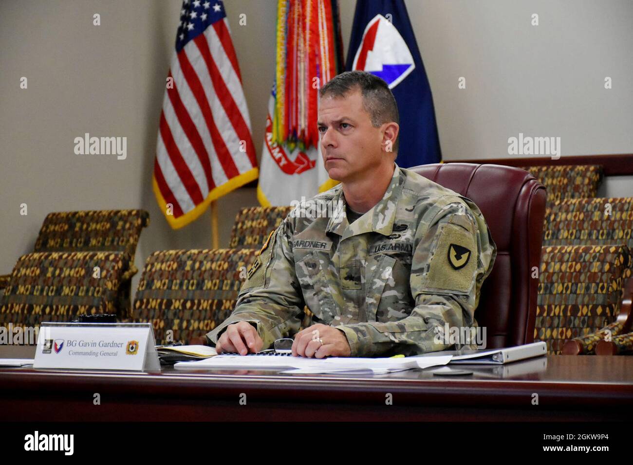 Brig. Gen. Gavin Gardner, commander of Joint Munitions Command ...