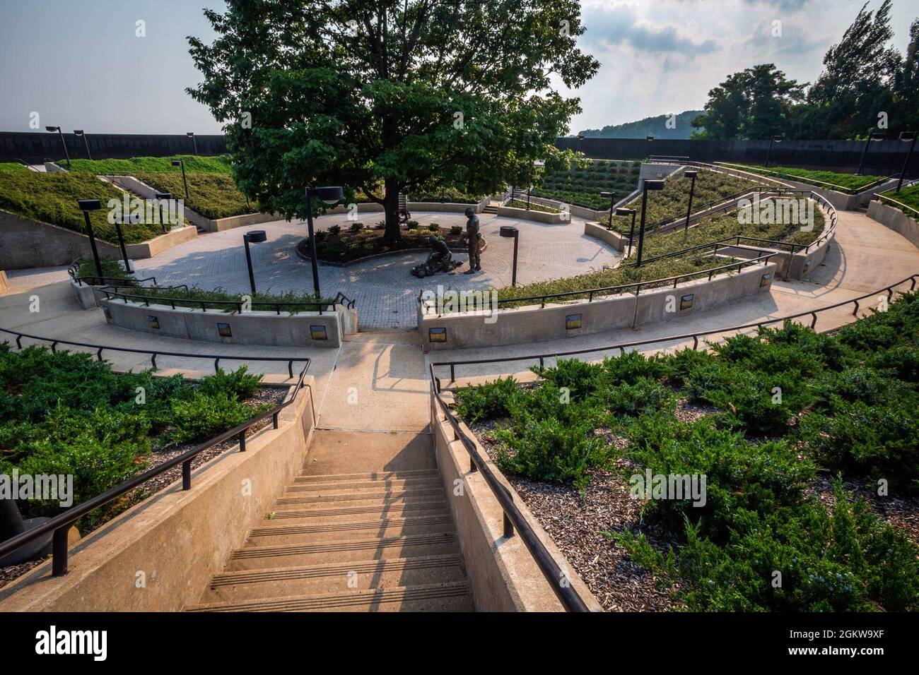 View of the New Jersey Vietnam Veterans’ Memorial at Holmdel, N.J ...