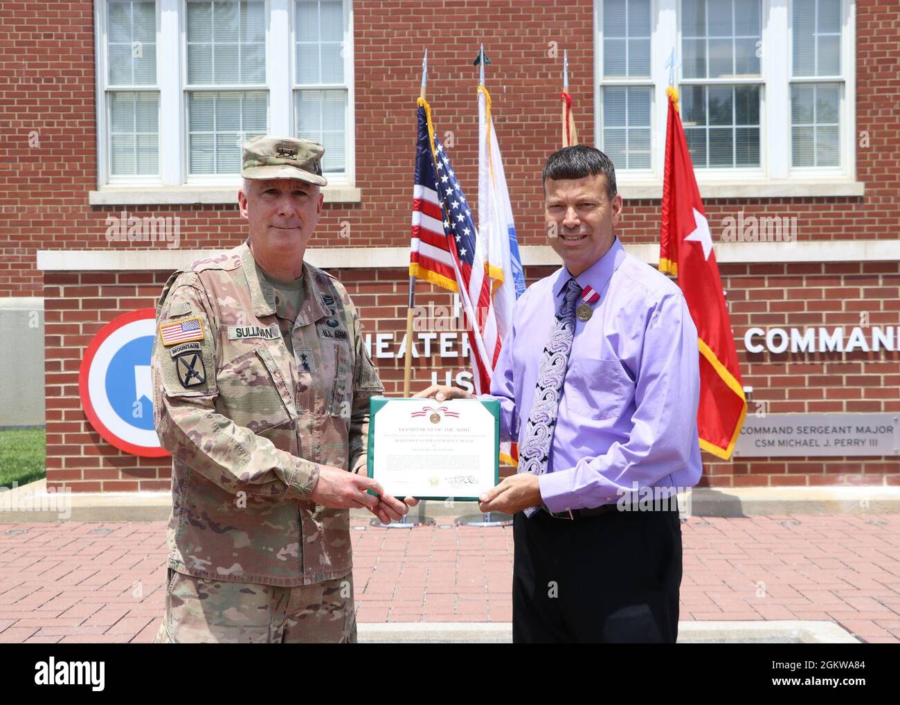 David Dusterhoff, deputy chief of staff, 1st Theater Sustainment ...