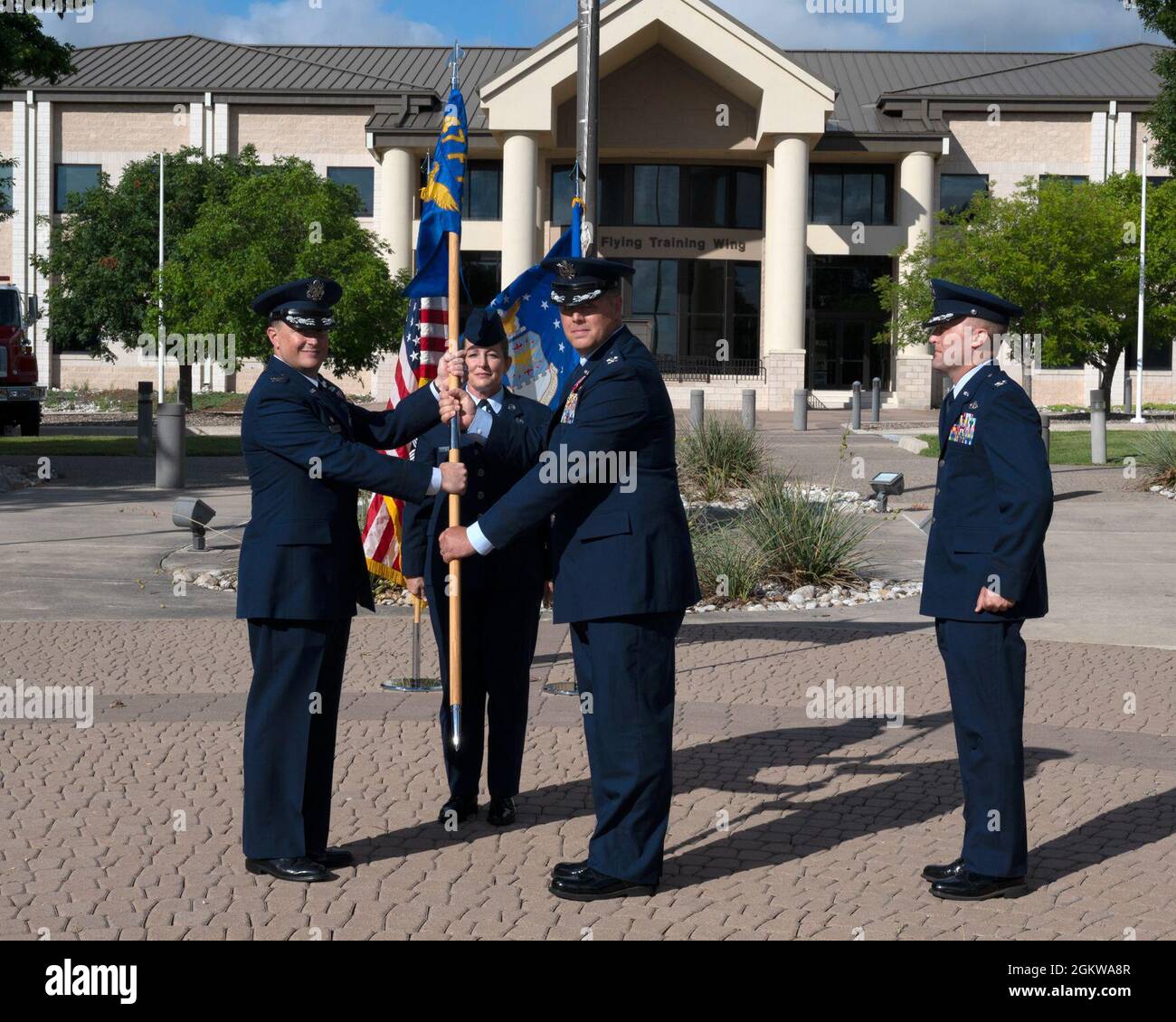 U.S. Air Force Col. Craig Prather, 47th Flying Training Wing commander ...