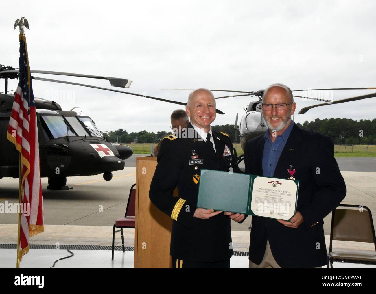 Army Aviation Support Facility #2 held a ceremony to award the Legion ...