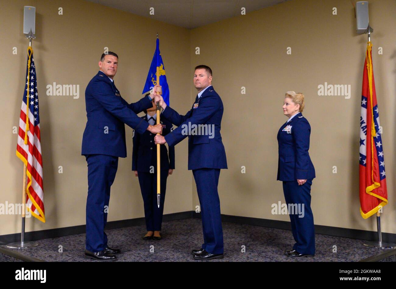 188th Mission Support Group holds change of command ceremony Stock ...