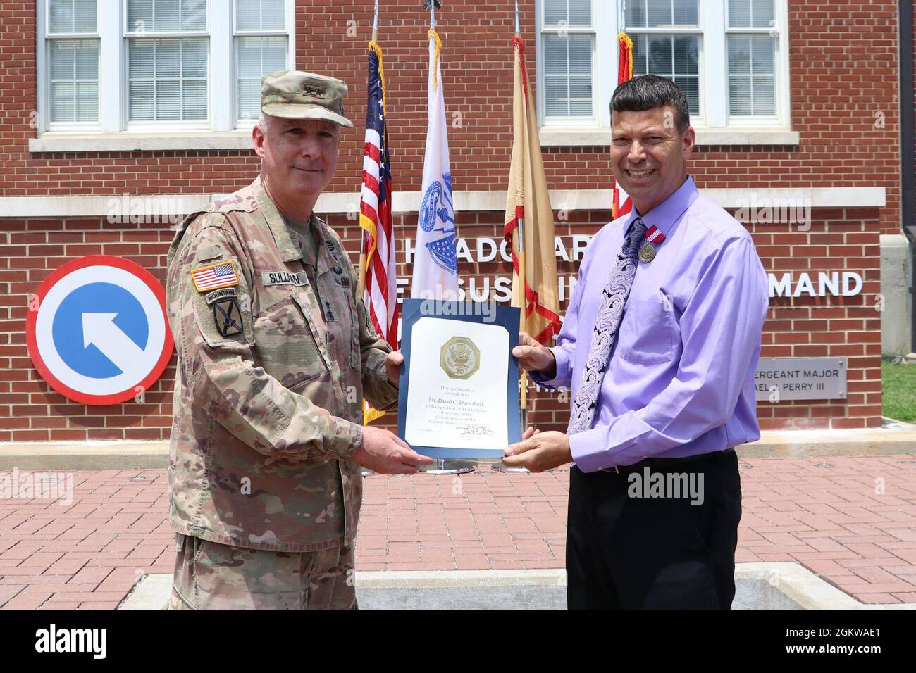 David Dusterhoff, deputy chief of staff, 1st Theater Sustainment ...