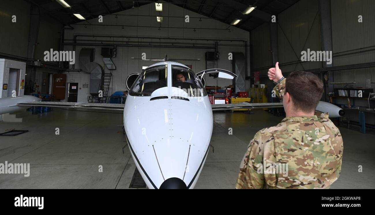 U.S. Air Force Maj. Michael Booth, 76th Airlift Squadron chief ...