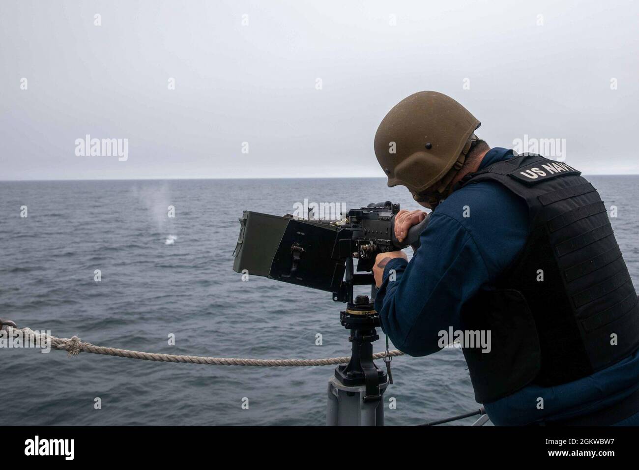 ARCTIC OCEAN (July 8, 2021) Fire Controlman 1st Class Jay Williams ...