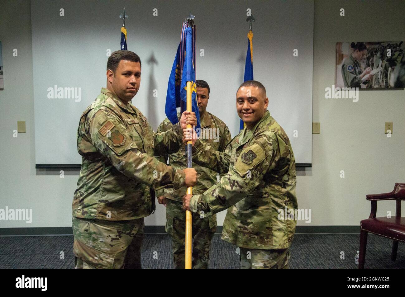 U.S. Air Force Col. Joseph Vanoni, 43rd Air Mobility Operations Group ...