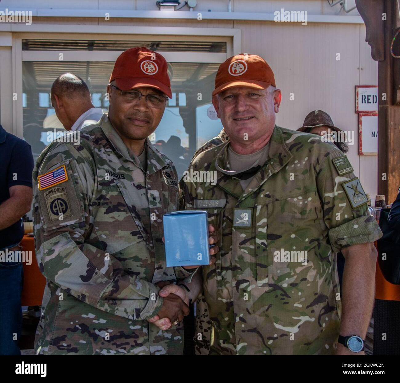SINAI PENINSULA, Egypt – Brig. Gen. Shawn A. Harris (left), the senior ...