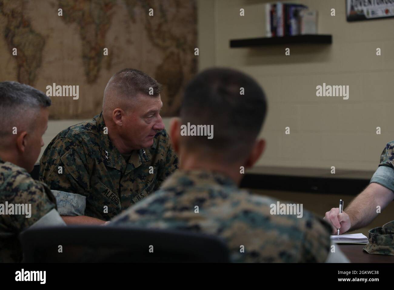 U.S. Marine Corps Maj. Gen. Julian D. Alford, Commanding General ...