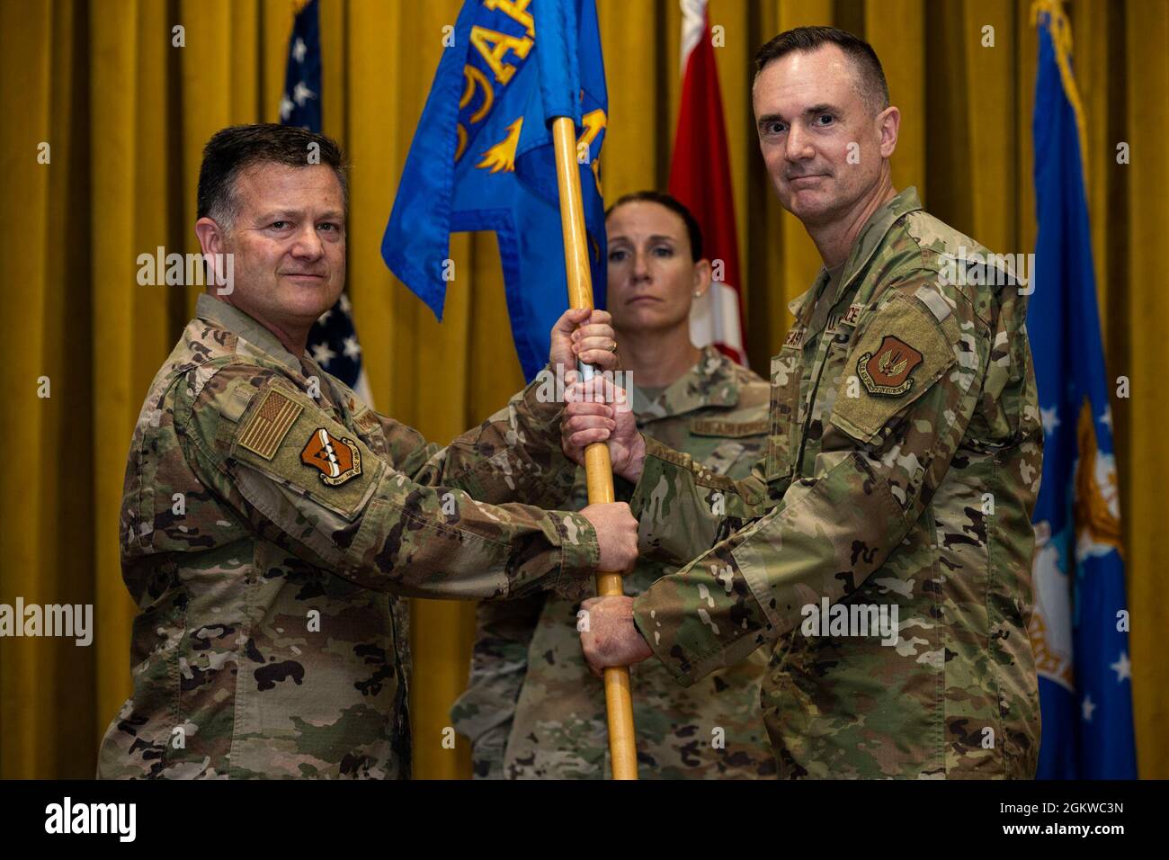 Col. Bradley Weast (right), incoming 39th Medical Group commander ...