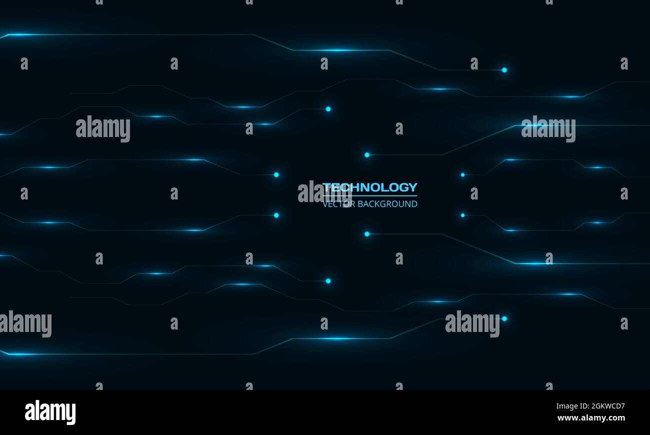 Abstract technology glowing blue circuit lines pattern. Innovation ... Abstract technology glowing blue circuit lines pattern. Innovation ...