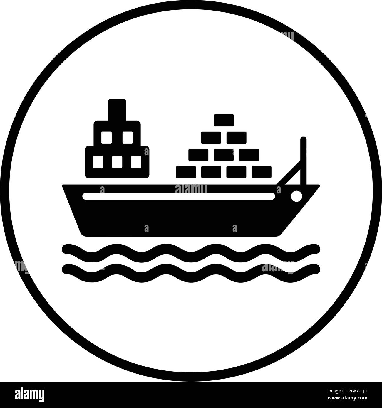 Cargo, shipping icon - Use for commercial purposes, print media, web or ...