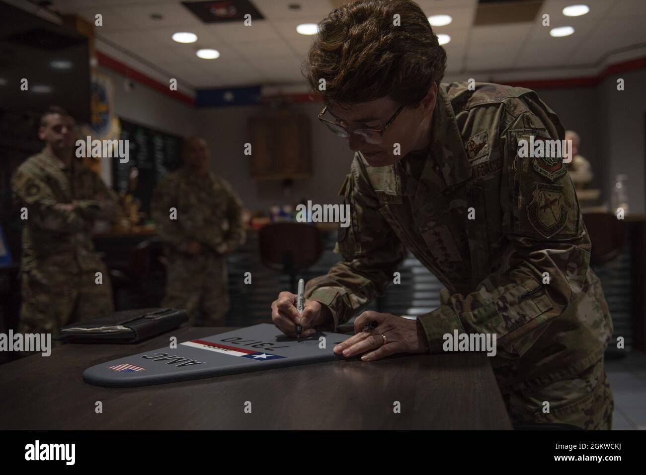 U.S. Air Force Gen. Jacqueline Van Ovost, Air Mobility Command ...