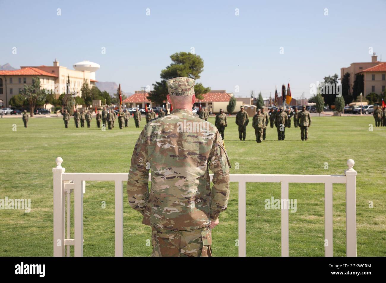 Col. Timothy Woodruff addresses 11th Air Defense Artillery Brigade for ...