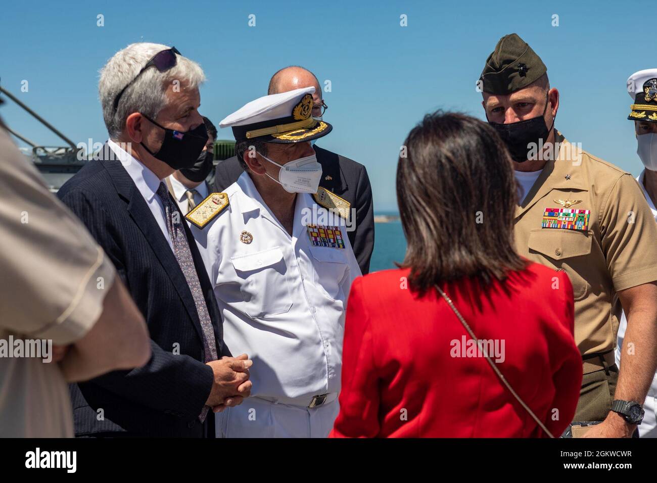 (From left) The Honorable Conrad Tribble, Chargé d’Affaires ad interim ...