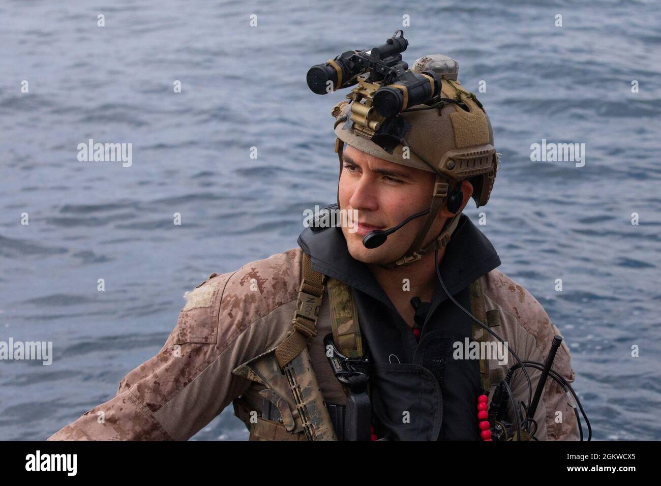 U.S. Navy Petty Officer 3rd Class Luis Necochea, a special operations ...