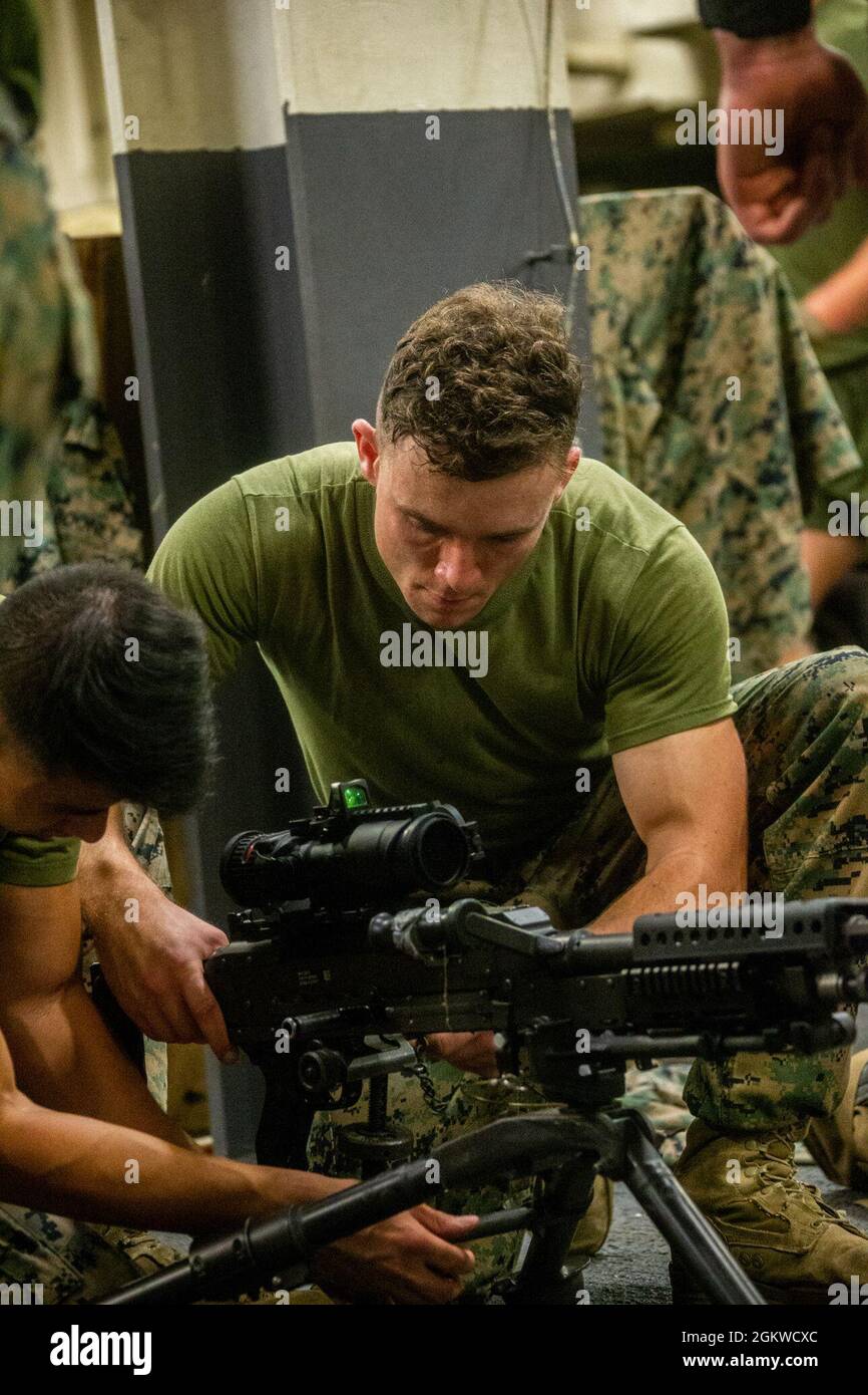 U.S. Marines with Battalion Landing Team 3/5, 31st Marine Expeditionary ...
