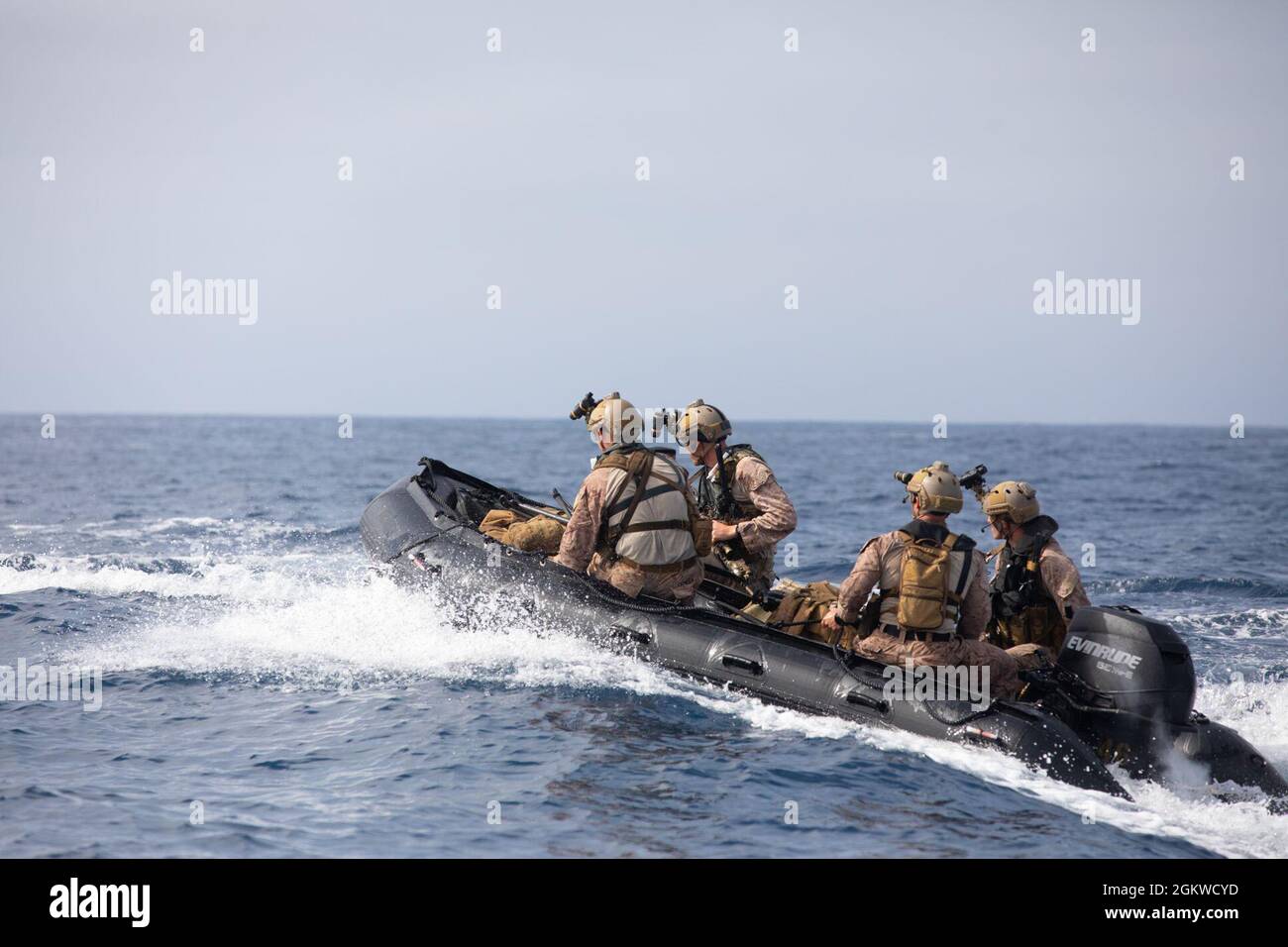 U.S. Marines with Co. A, 1st Reconnaissance Battalion, 1st Marine ...