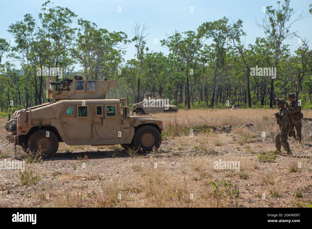 U.S. Marines with Alpha Bettery, 2nd Low Altitude Air Defense Platoon ...