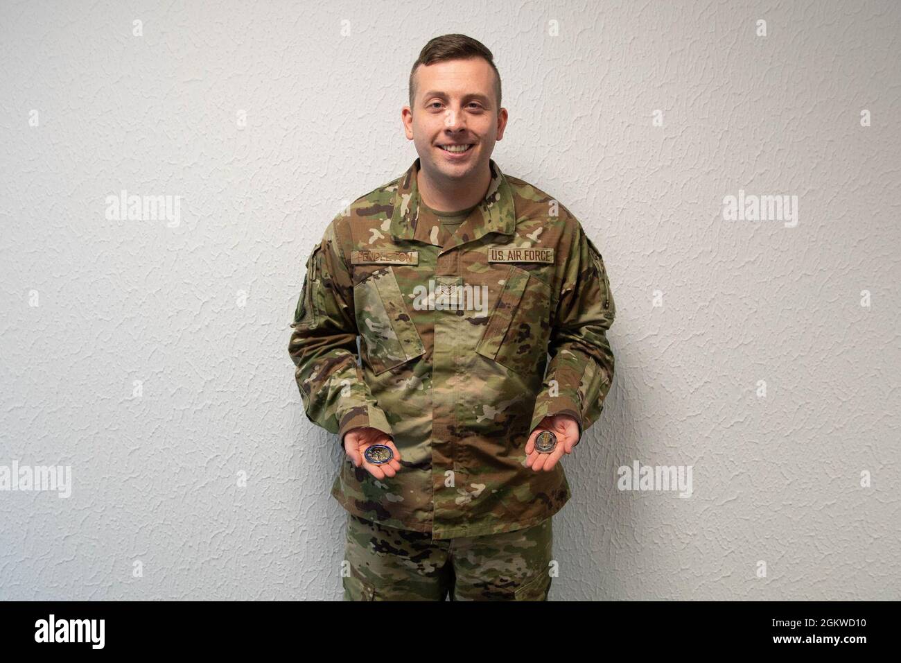 U.S. Air Force Staff Sgt. Kent Pendleton, 700th Contracting Squadron ...