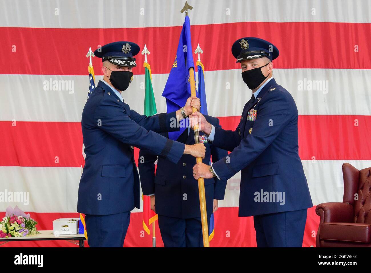 U.S. Air Force Brig. Gen. Jason E. Bailey, 31st Fighter Wing commander ...