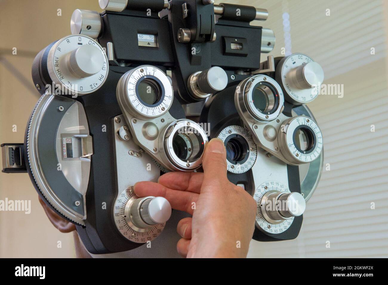 U.S. Air Force Lt. Col. Virgina Gilmore, Optometrist from 101st Air ...