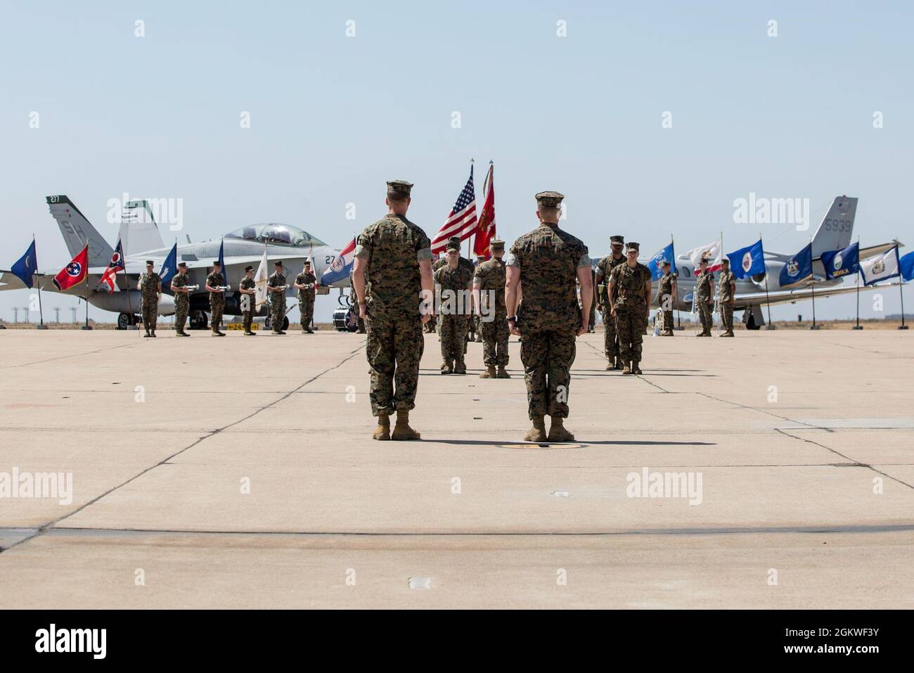 U.S. Marine Corps Col. Thomas M. Bedell, the incoming commanding ...