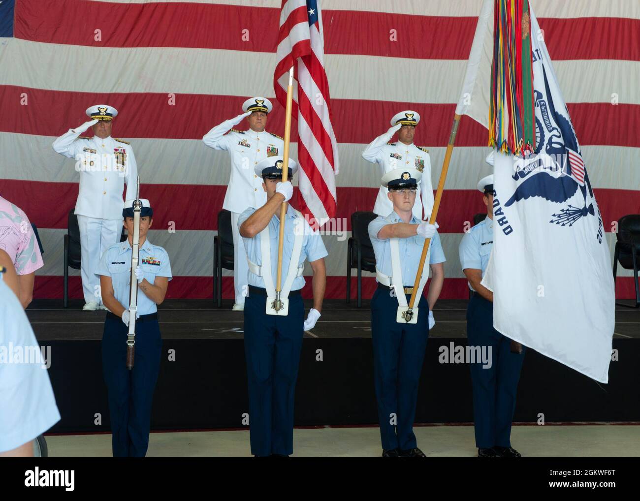 Coast Guard Air Station Barbers Point bid farewell to Capt. Andrew ...