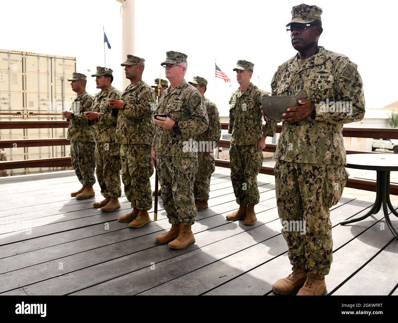 CAMP LEMONNIER, Djibouti (July 9, 2021)- Members attached to Maritime ...