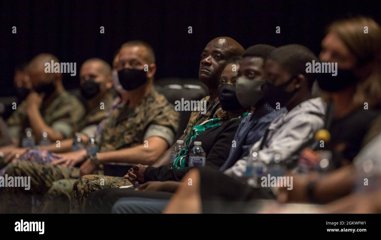 U.S. Marine Corps Sgt. Maj. Charles Tyler, the outgoing sergeant major ...