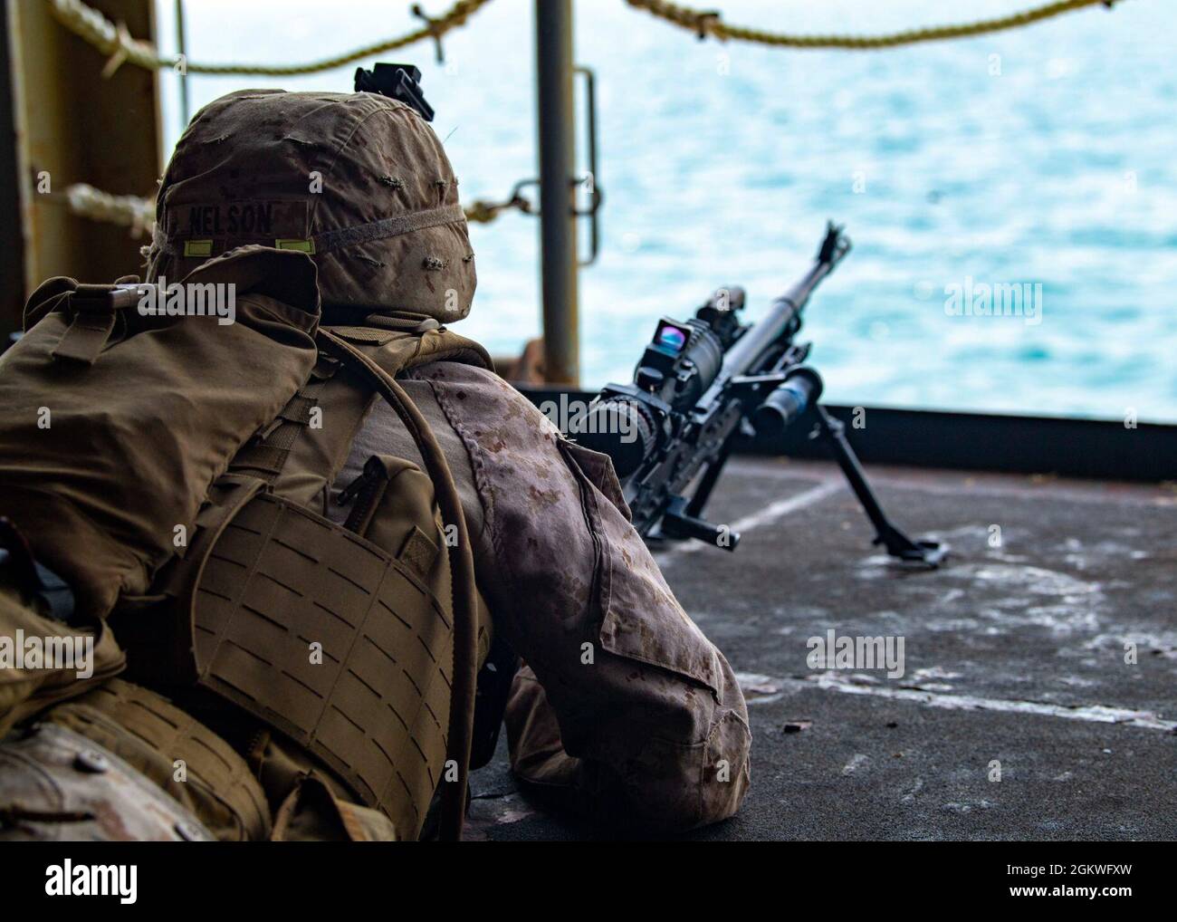 210709-N-NQ285-1047 STRAIT OF HORMUZ (July 9, 2021) Lance Corporal Ben ...