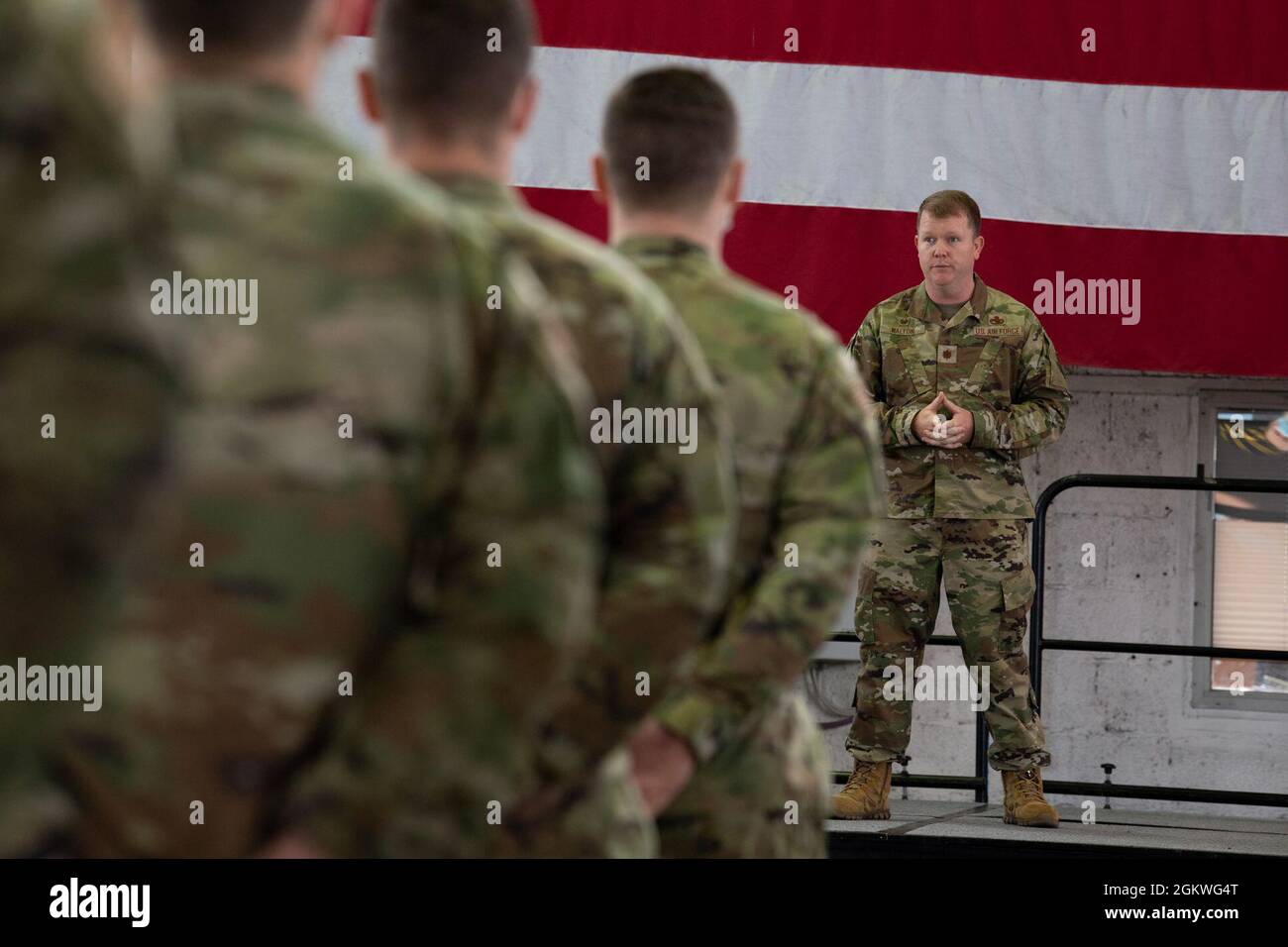 U.S. Air Force Maj. Kevin Walton, 52nd Maintenance Squadron commander ...