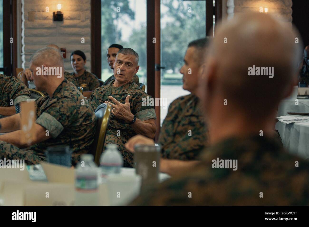 U.S. Marine Corps Brig. Gen. Phillip Frietze, commanding general of 1st ...