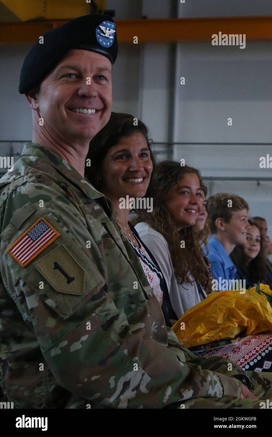 U.S. Army Col. Patrick Schuck, incoming commander of the 12th Combat ...