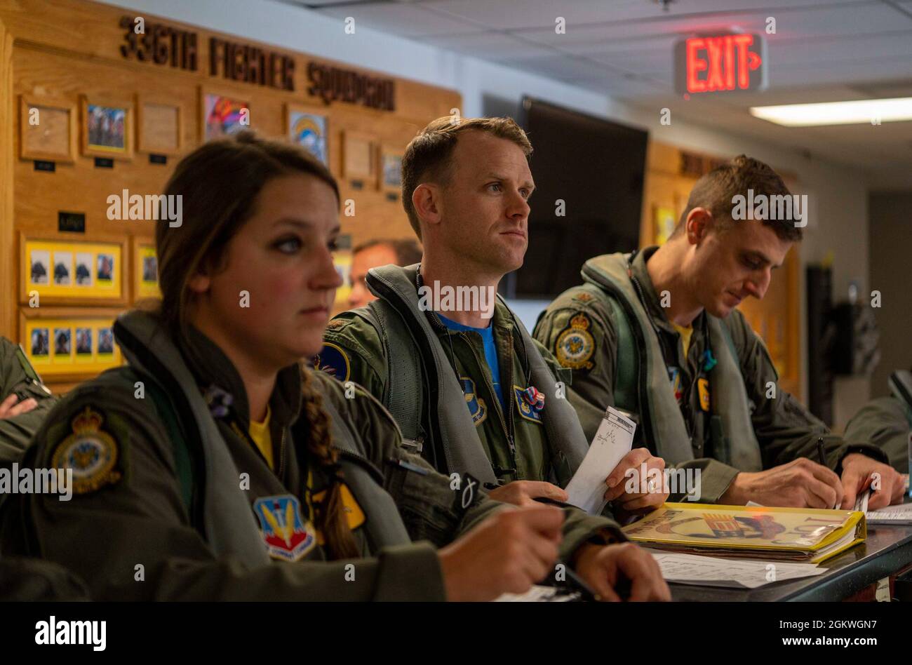 Maj. David Hook, 50th Flying Training Squadron instructor pilot, is ...