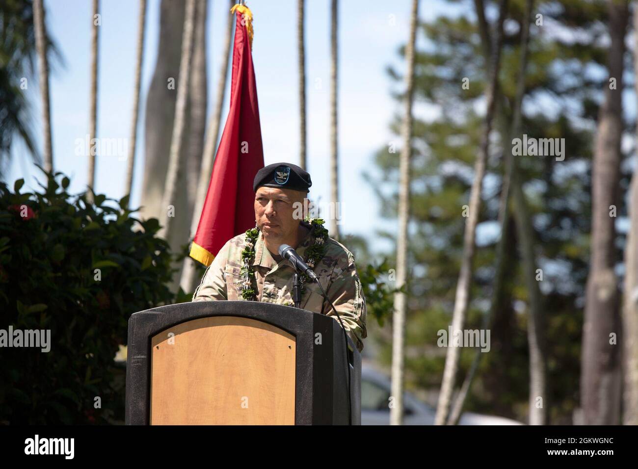 402nd Army Field Support Brigade's outgoing commander, Col. Anthony T ...